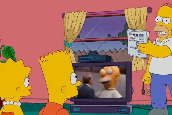 Aquí está el cameo más surrealista de ‘Los Simpson’: cuando Homero ...